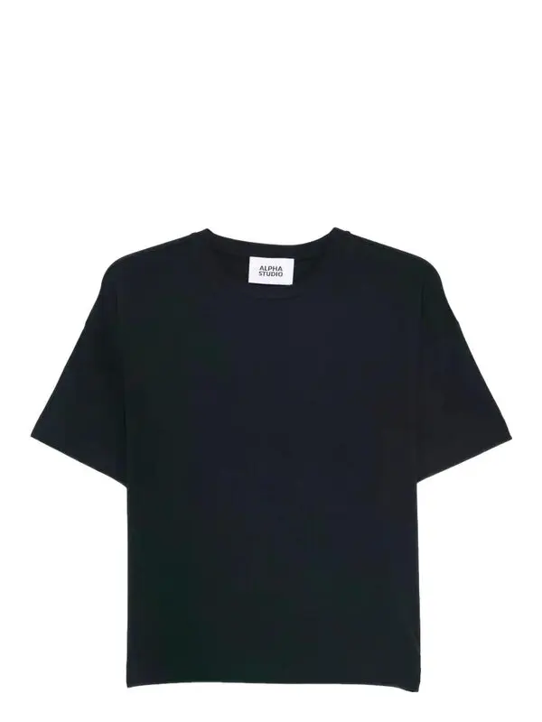 Alpha Studio Crew-neck T-shirt - Black