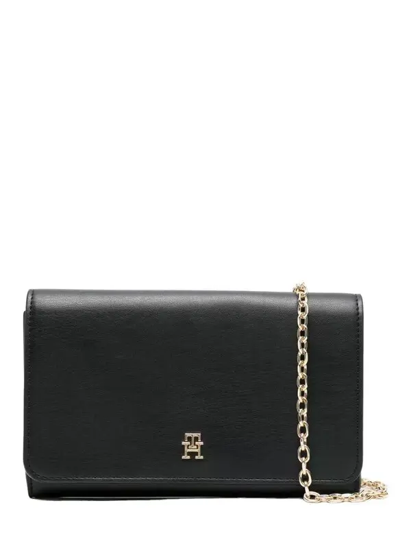 Tommy Hilfiger Icon Flap Clutch Bag - Black
