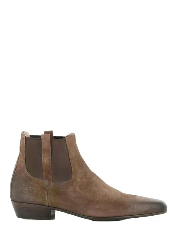 PANTANETTI Pull-on Leather Boots - Brown