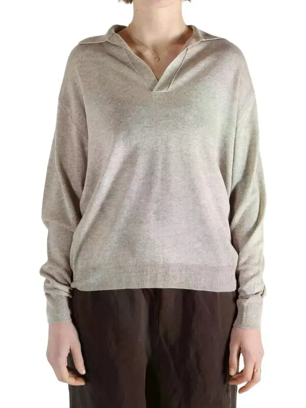Auralee V-neck Sweater - Neutrals