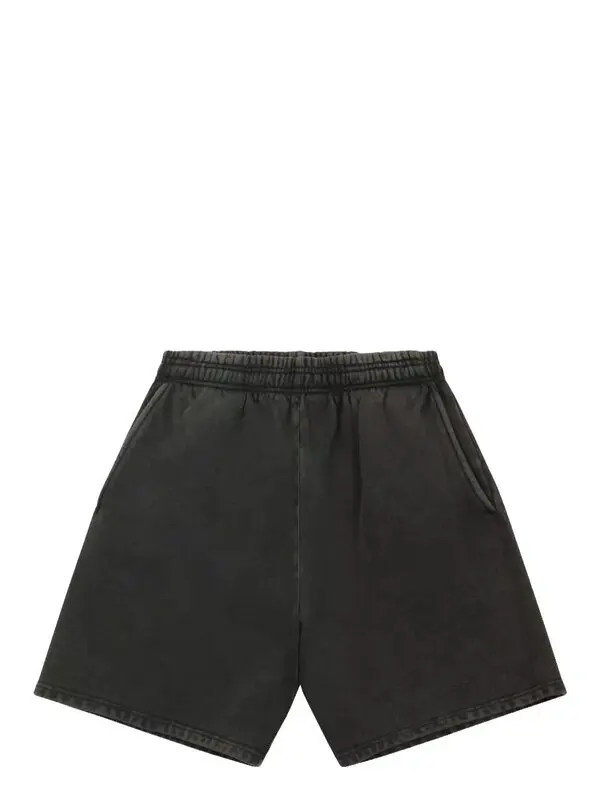 ENTIRE STUDIOS Elasticated Cotton Track Shorts - Black