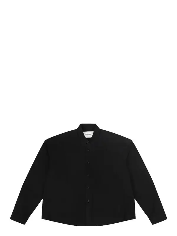 ENTIRE STUDIOS Buttoned Long-sleeve Shirt - Black