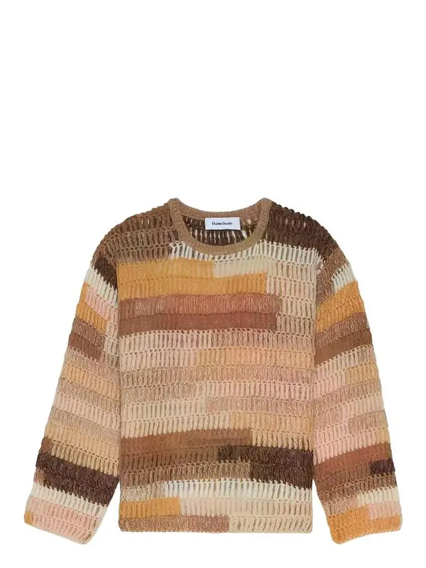 Études Studio Patchwork Knit Jumper - Neutrals