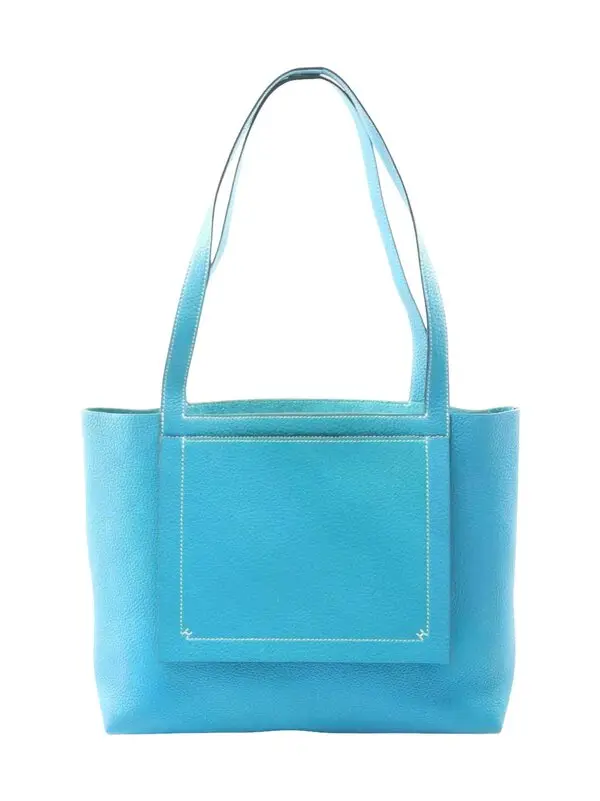Hermès 2021 Clemence Double Sens 31 Tote Bag - Blue