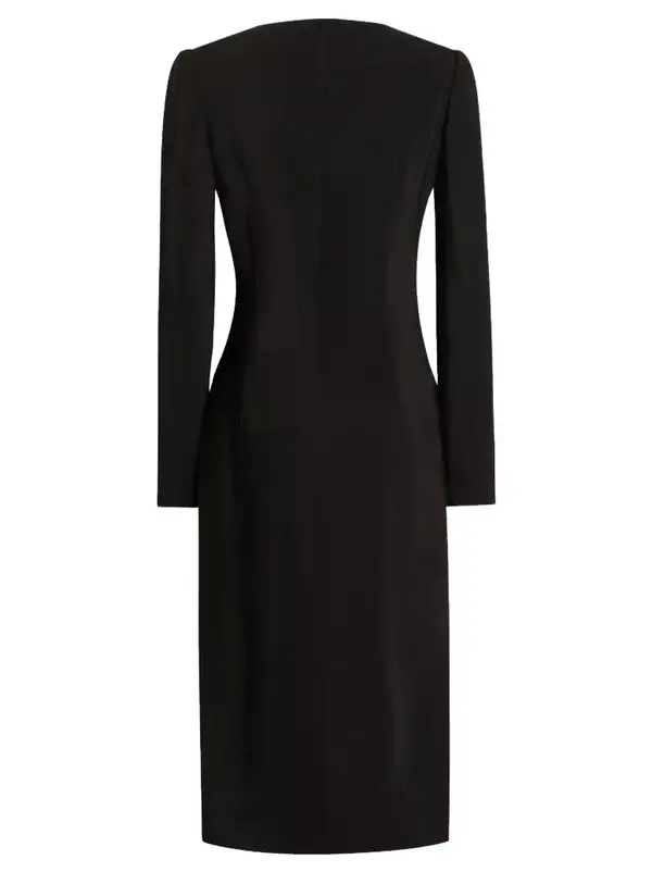Dolce & Gabbana Structured Cady Dress - Black