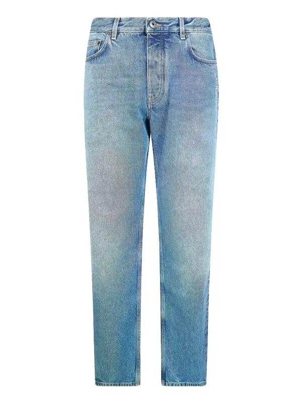 Off-White Half Arrow Motif Jeans - Blue