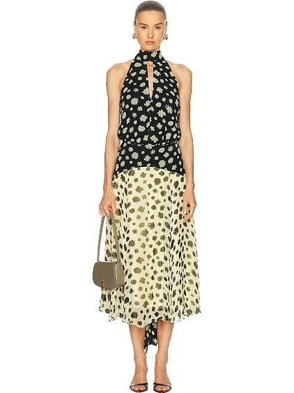 Staud Camryn Dress - Ditsy Multi