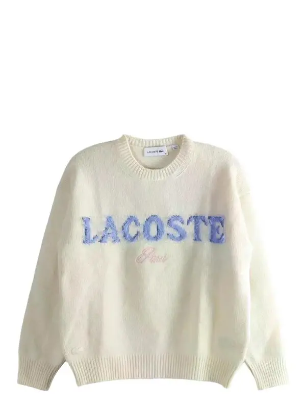 Lacoste Logo Detail Sweater - Neutrals
