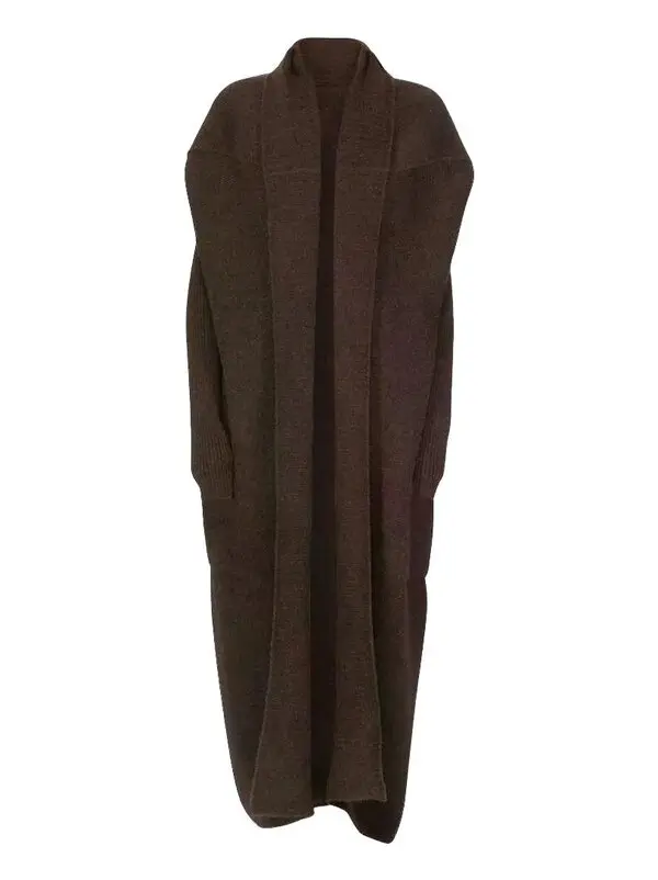 Rick Owens Open Front Cardigan - Brown