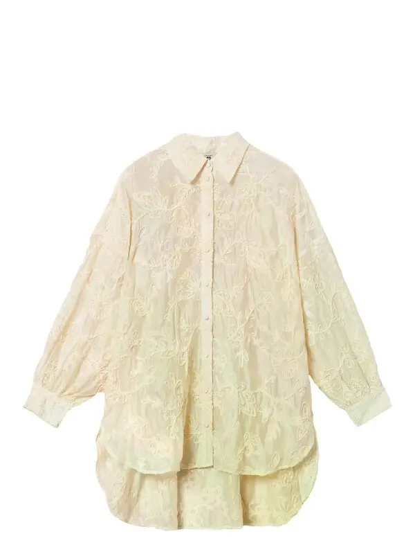 TWINSET Embroidery Shirt - Neutrals