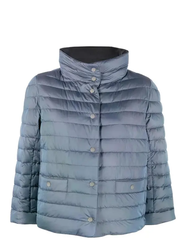 MOORER Cindy High-collar Padded Jacket - Blue