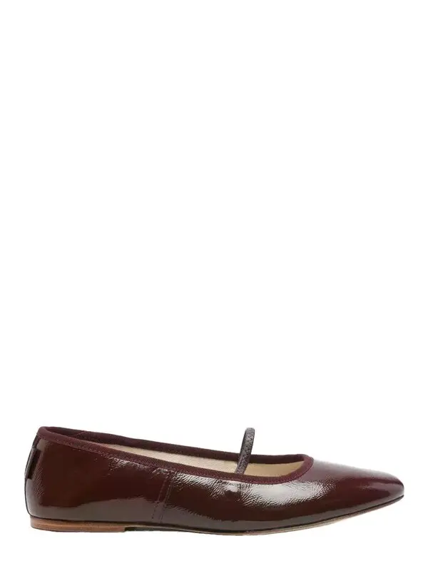 A.p.c. Patent Swan Ballet Flats - Red
