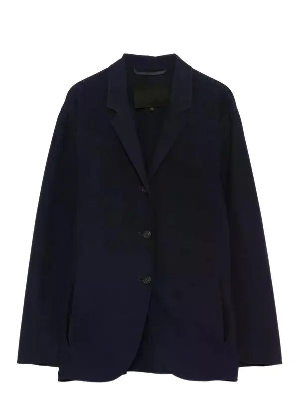Prada 1990s Button-fastening Blazer - Blue