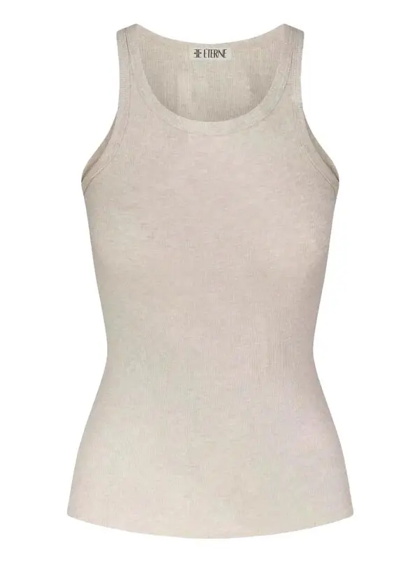 Eterne Fitted Tank Top - Neutrals