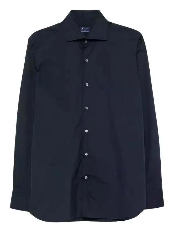 FINAMORE 1925 Napoli Button-fastening Shirt - Blue