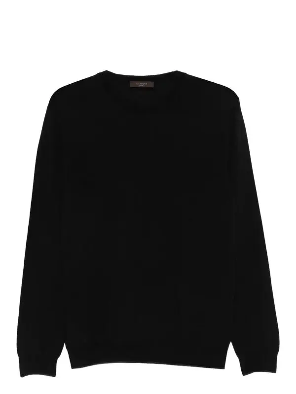 ZANONE Crew Neck Sweater - Black