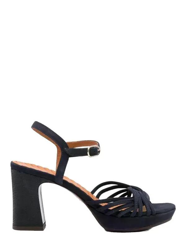 Chie Mihara Suede Platform Sandals - Blue