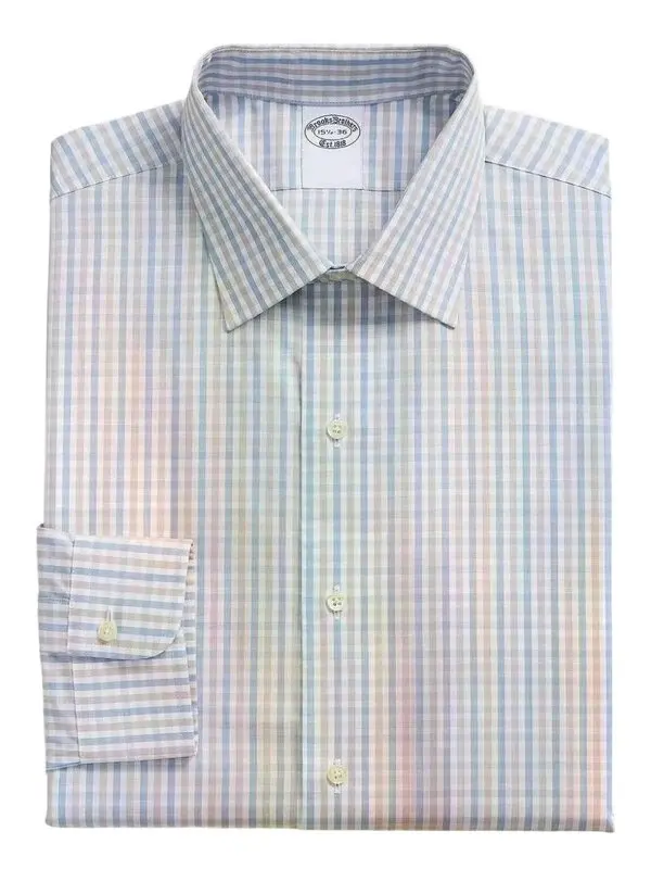 Brooks Brothers Gingham-checked Shirt - Blue
