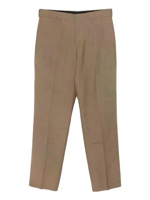 Paul Smith Zip-fly Fastening Tailored Trousers - Brown