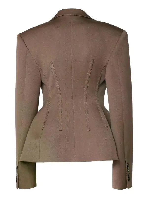 Stella McCartney Notched-lapel Blazer - Brown