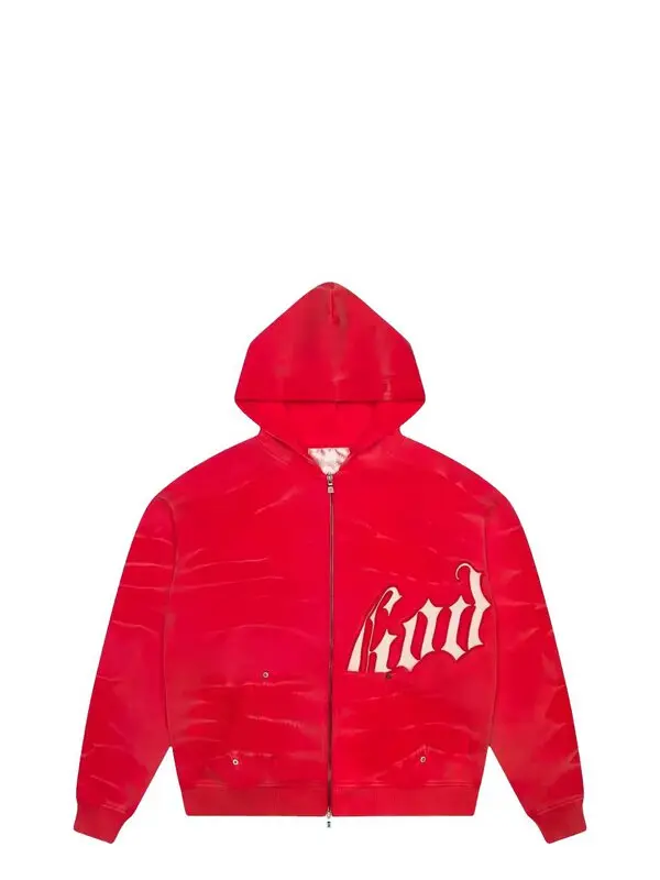 GODSPEED Zip-up Hoodie - Red