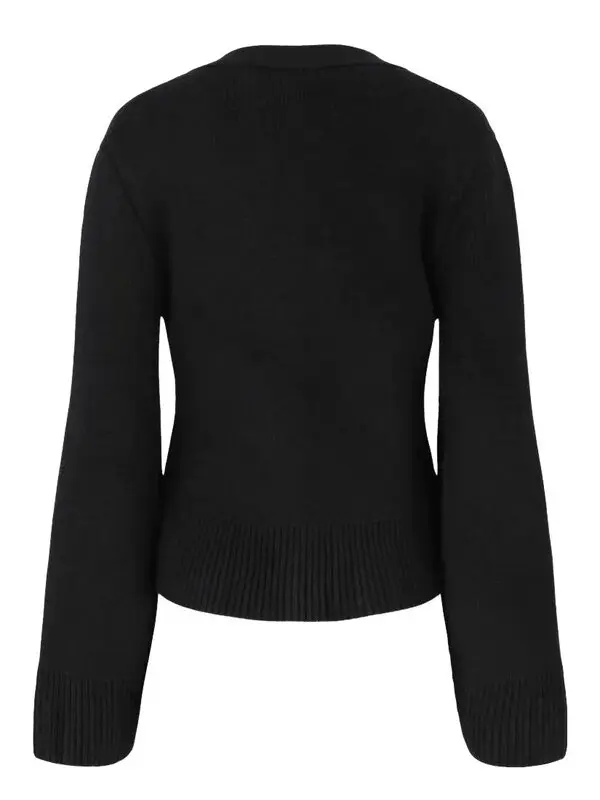 Cult Gaia Jos V-neck Button Cardigan - Black