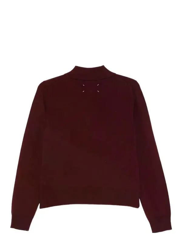 MAISON MARGIELA Button-fastening Polo Top - Red