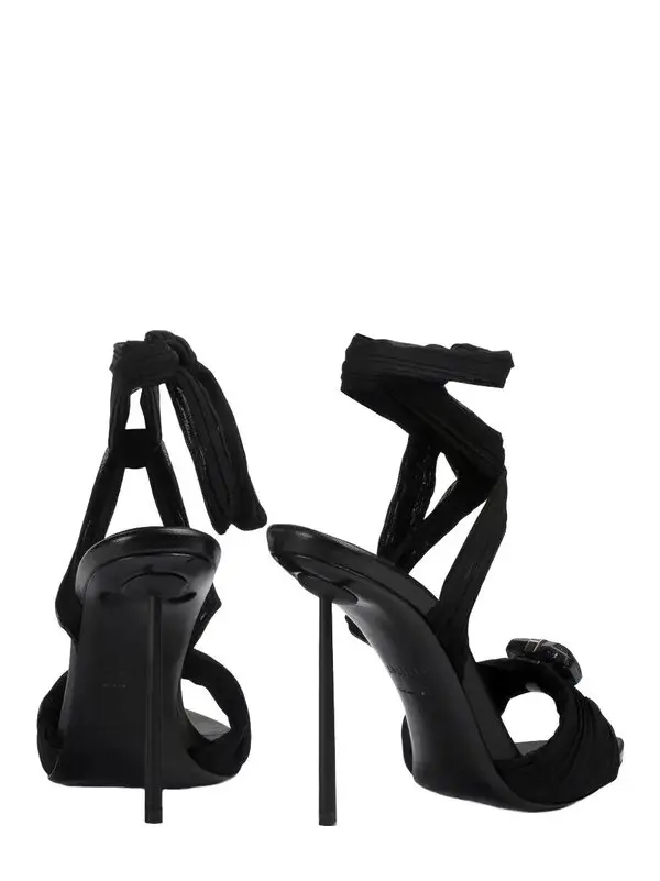 LE SILLA Numa Embellished-upper Sandals - Black