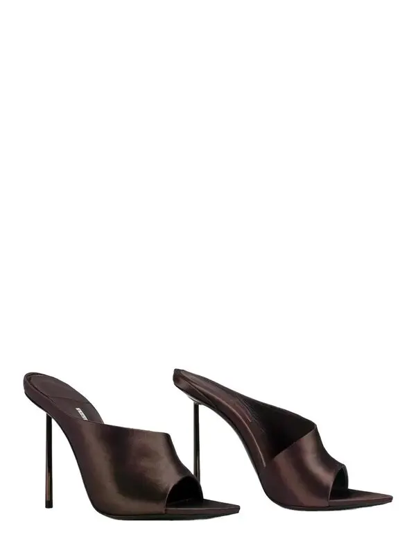 LE SILLA 120mm Futura Mules - Brown