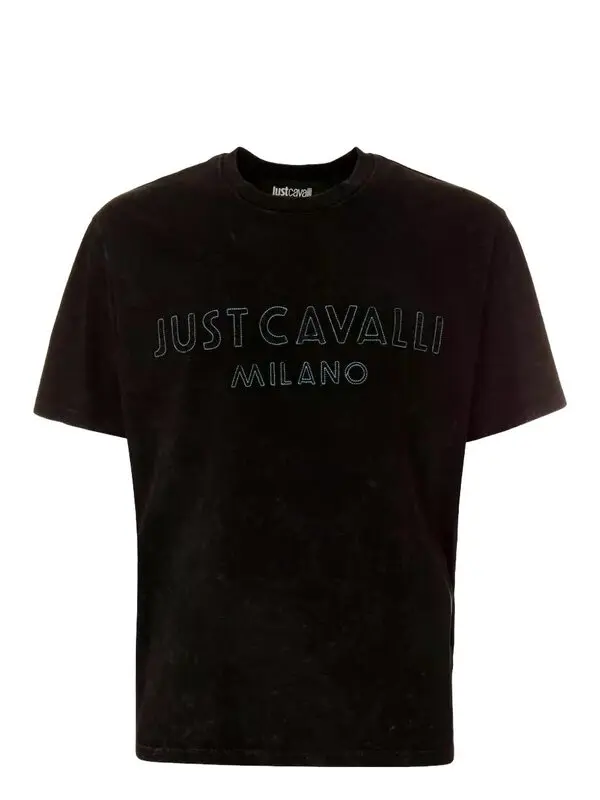 Just Cavalli Round-neck T-shirt - Black