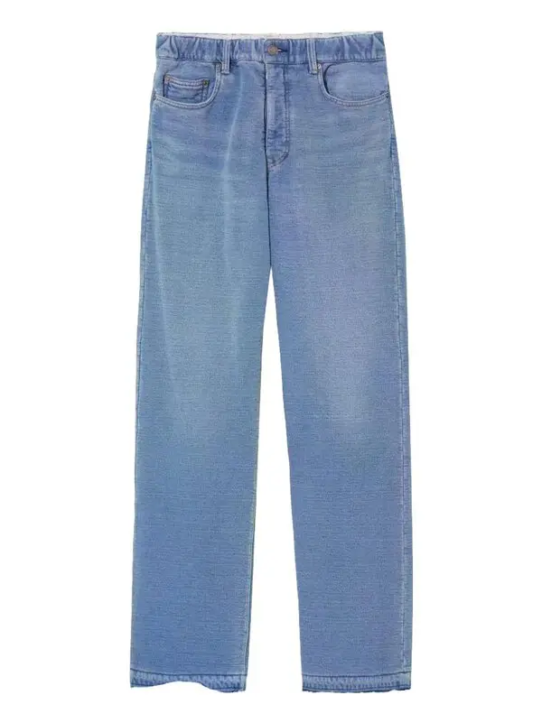 Undercover Drawstring Frayed Jeans - Blue