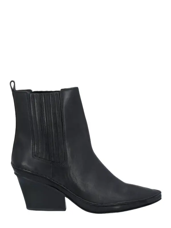 Tory Burch Pointed Toe Chelsea Boots With Wedge Heel - Black