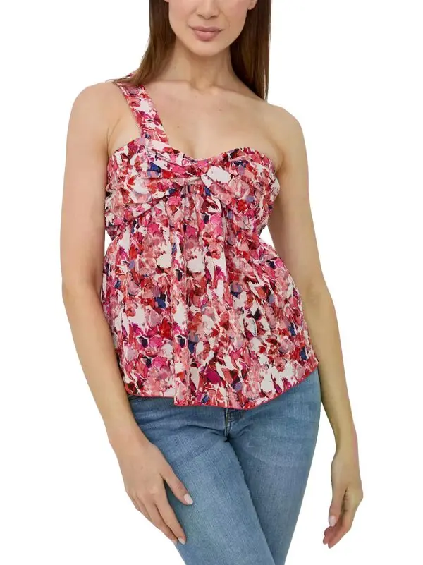 Patrizia Pepe One-shoulder Top - Red