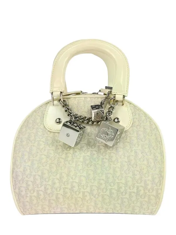 Dior 2004 Gambler Dice Tote Bag - Neutrals