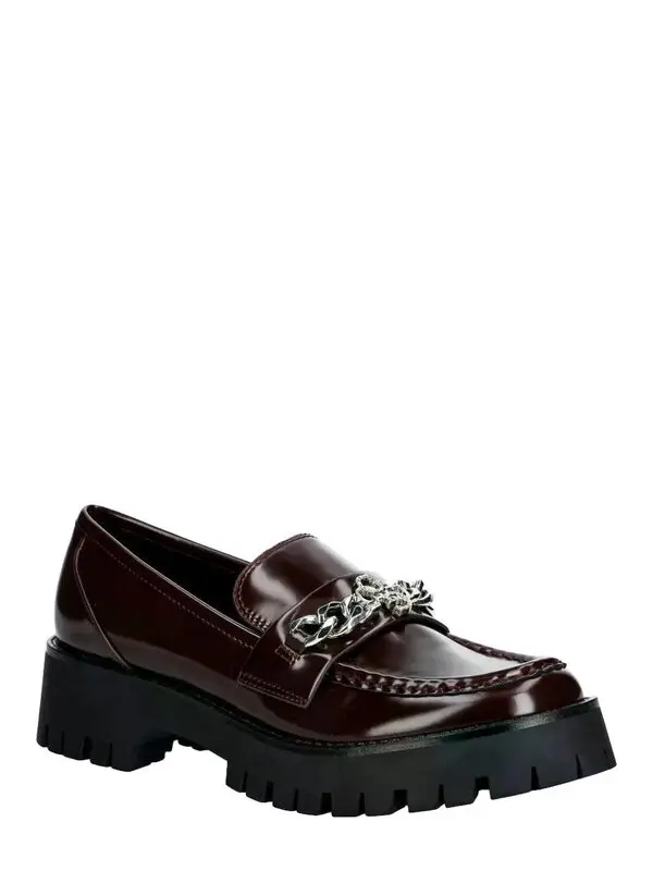 Guess Almer Chain Loafers - Red