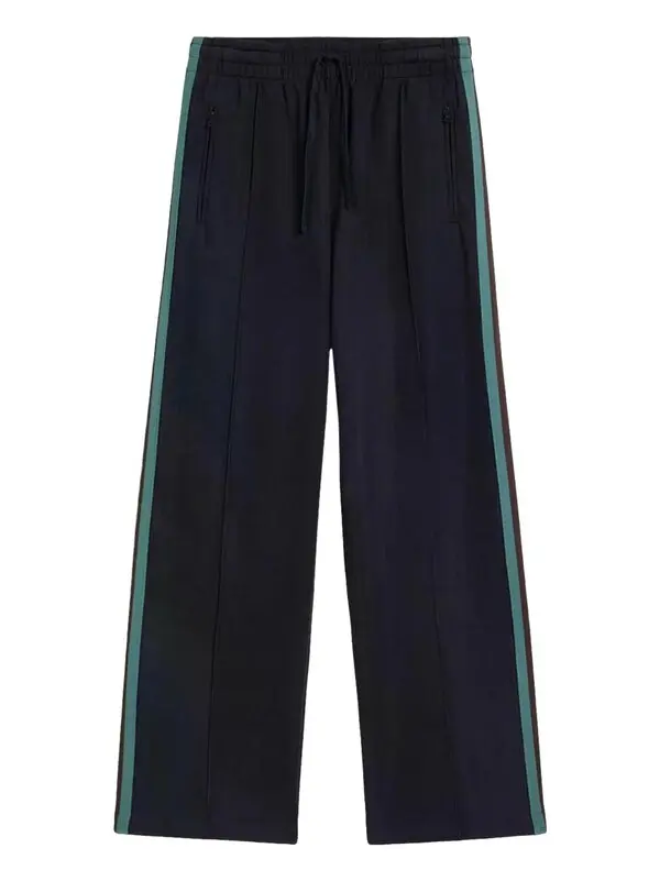 AMI Paris Stripe-detailing Track Pants - Blue