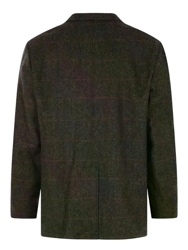 J.PRESS Herringbone-pattern Blazer - Brown