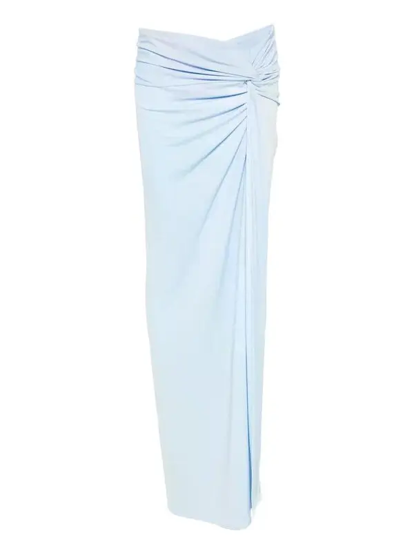Andamane Gathered Skirt - Blue
