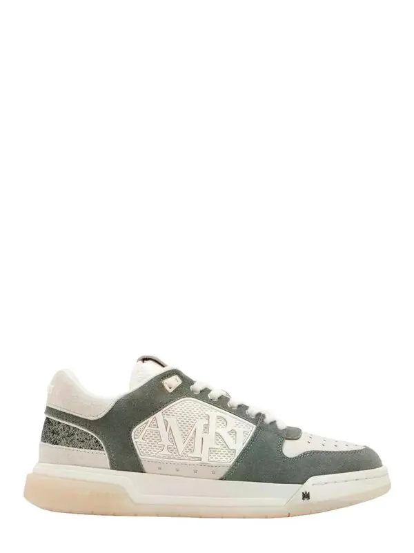 Amiri Embossed Logo Perforated Sneakers - Neutrals