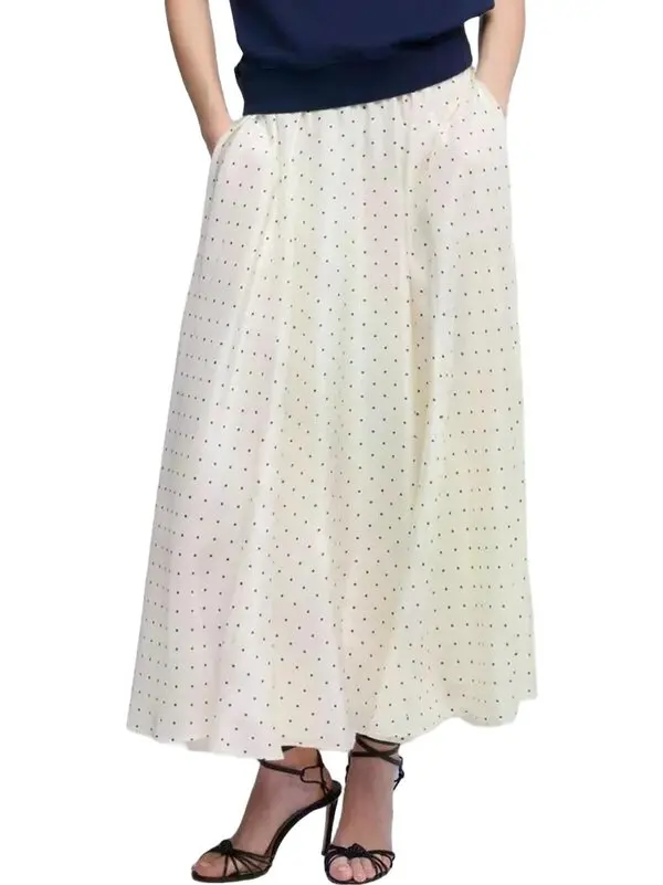 Aspesi Polka-dot Skirt - Neutrals