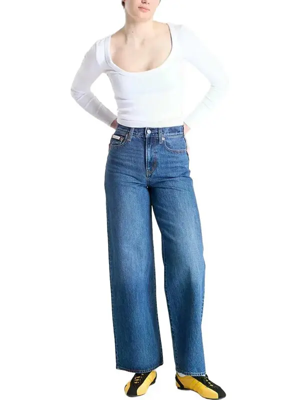 Calvin Klein High-waisted Jeans - Blue