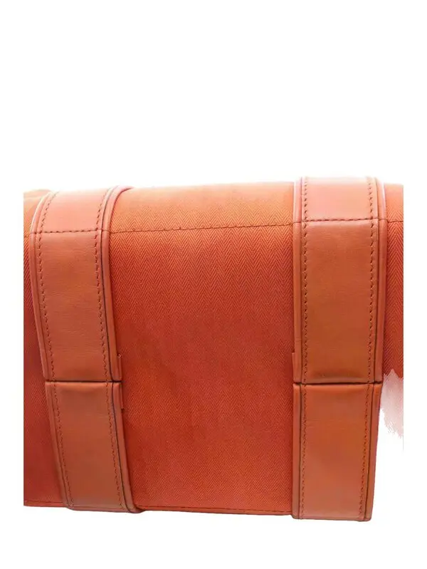 Hermès 2010-2026 Toile And Chevron Acapulco Pm Tote Bag - Brown