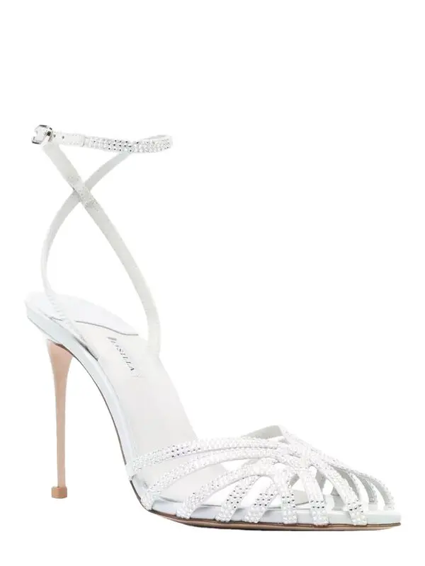 LE SILLA Embellished Ankle Strap Sandals - Blue