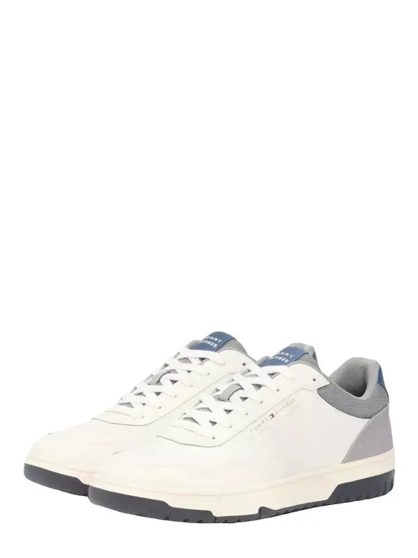 Tommy Hilfiger Panelled Logo Detail Sneakers - Neutrals