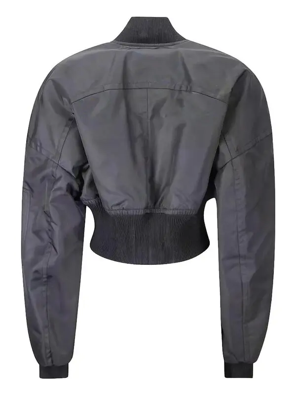 Sportmax Cropped Bomber Jacket - Grey