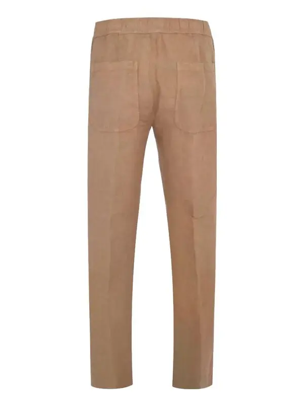 120% Lino Drawstring Trousers - Neutrals
