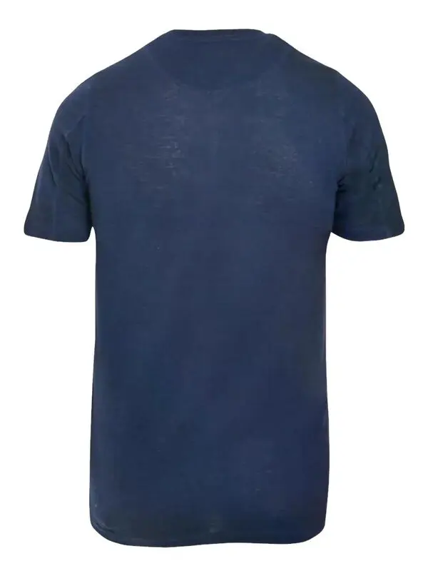 120% Lino Short-sleeve T-shirt - Blue
