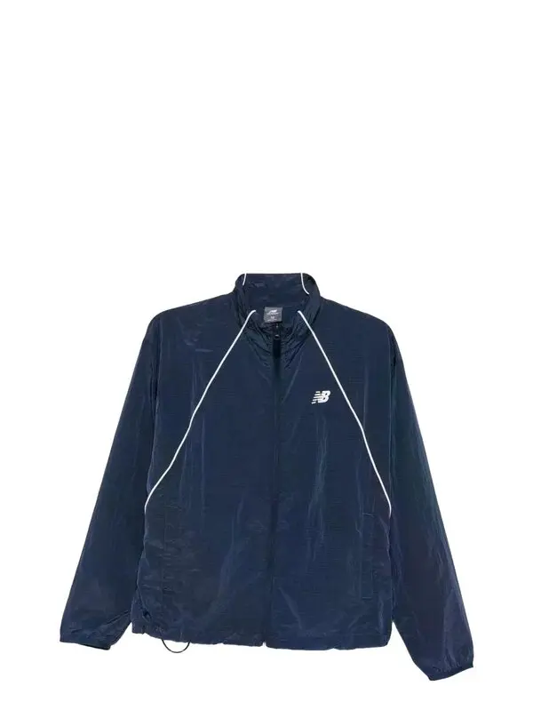 NEW BALANCE Logo Trimmed Jacket - Blue