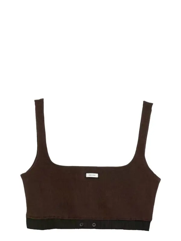 ENTIRE STUDIOS Lounge Top - Brown