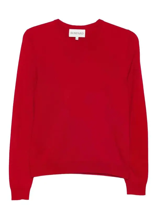 Eric Bompard Crew Neck Sweater - Red